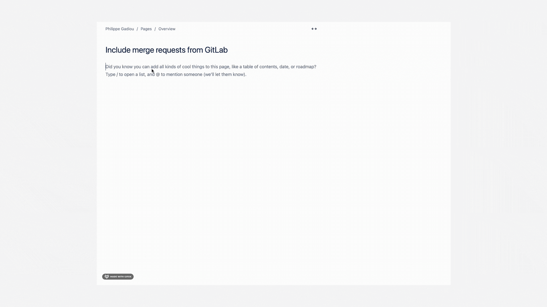 Include pull (merge) requests list